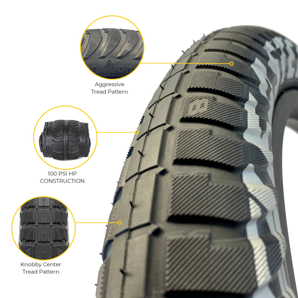 Curb Monkey 20" Tire & Tube Repair Kit - Black/Silver – Eastern Bikes