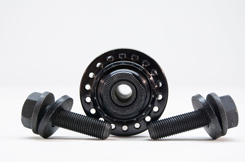 Hub - Front hub w/ Female axle, Black – Eastern Bikes